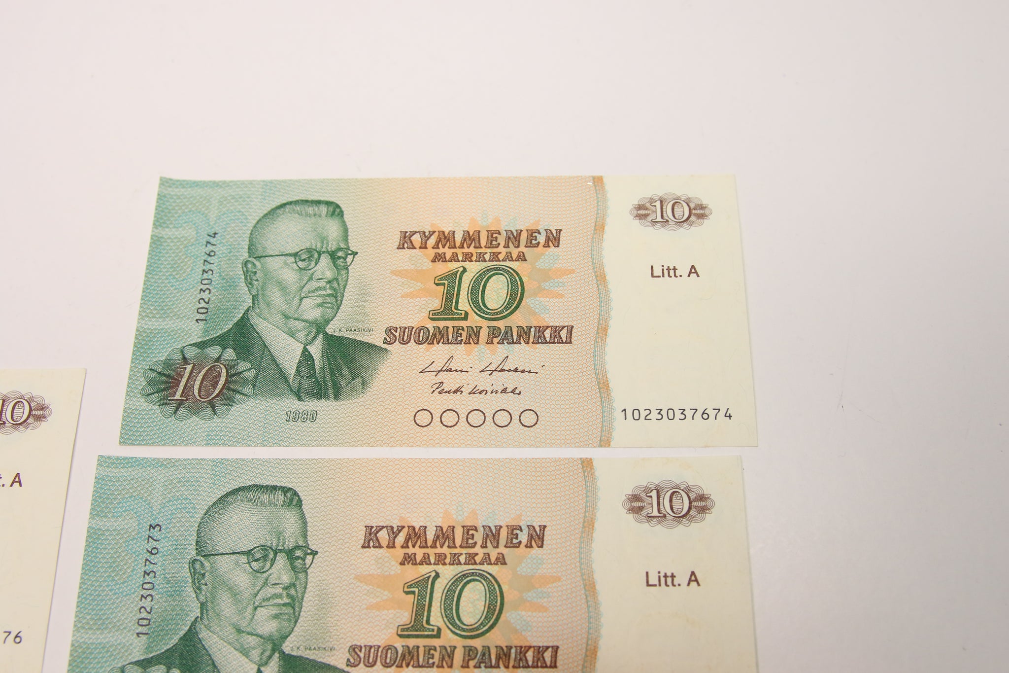 10 markan seteli 5kpl – Asadon Aarteet