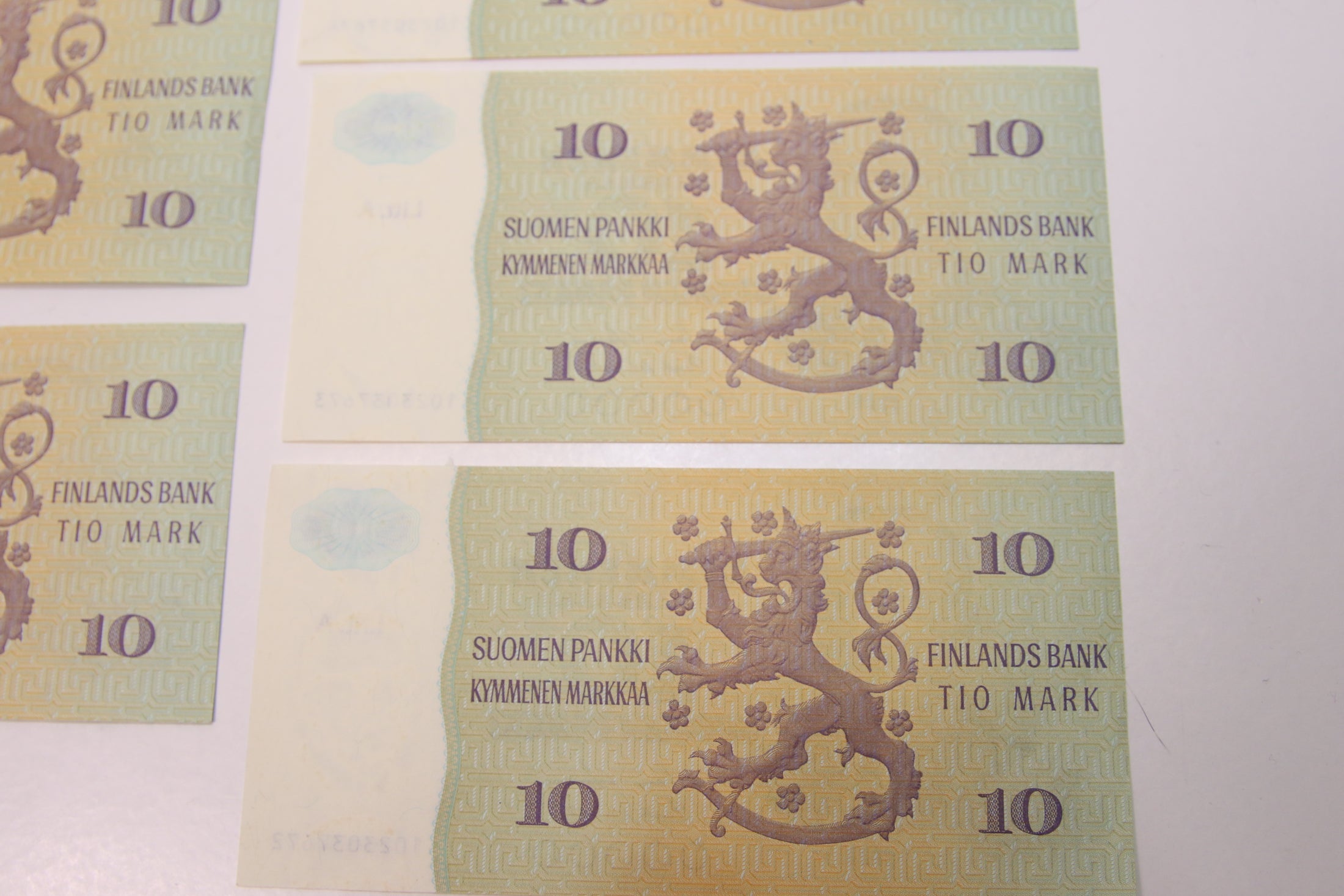 10 markan seteli 5kpl – Asadon Aarteet