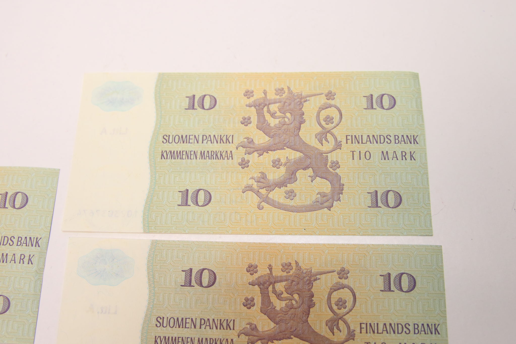 10 markan seteli 5kpl – Asadon Aarteet