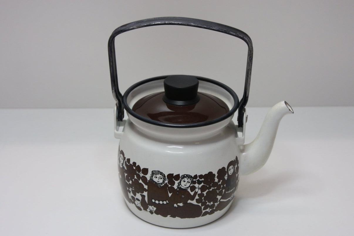 Finel Ritari emali kahvipannu – Asadon Aarteet